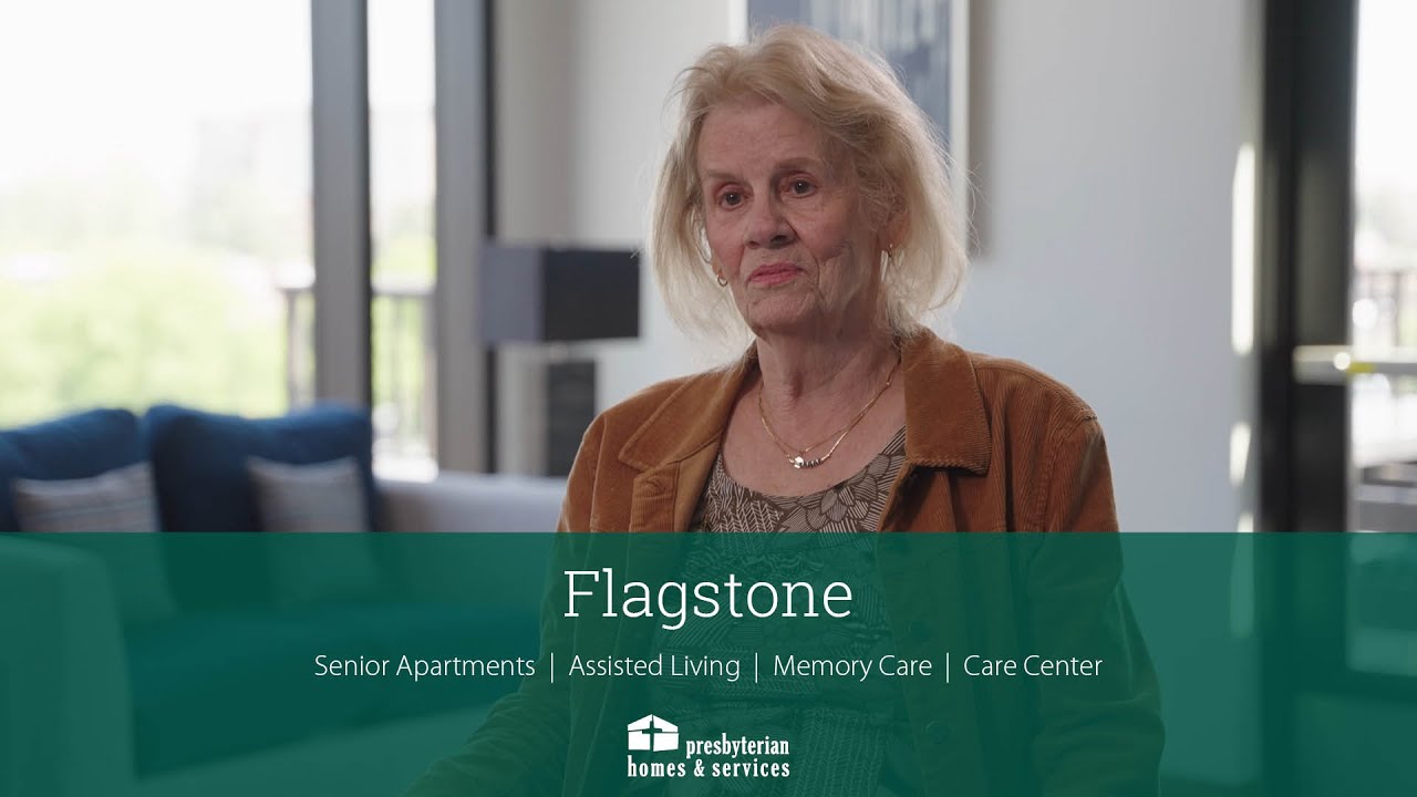 Flagstone provides caregiving and support for resident Carole - YouTube