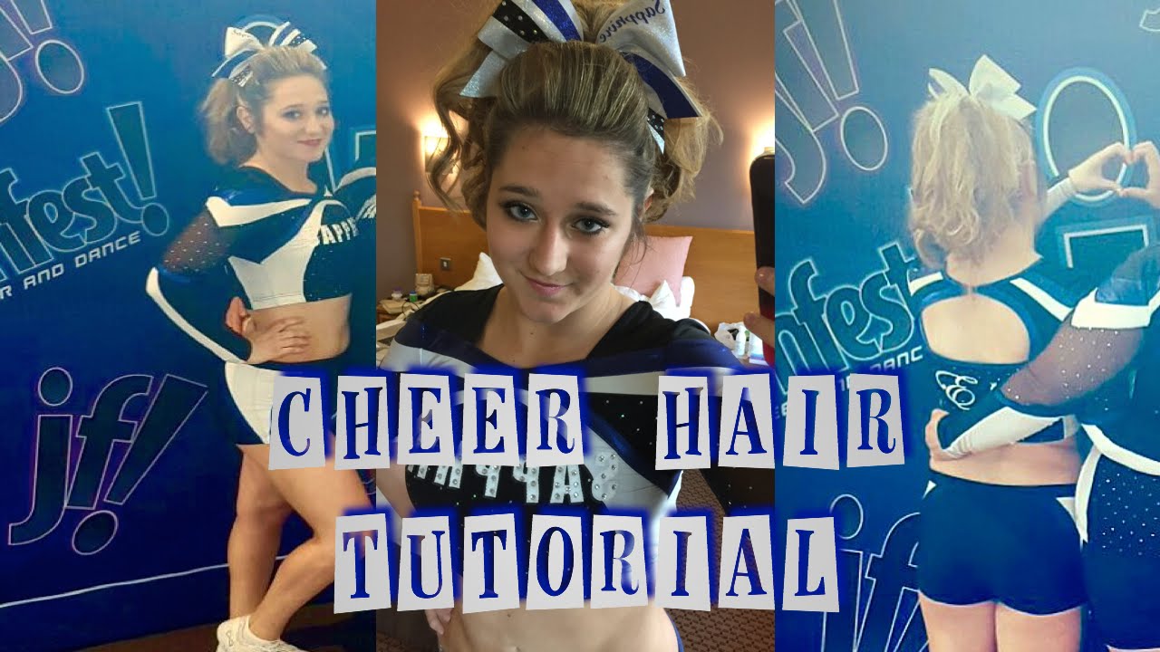 Cheer Hair Tutorial | Sophie - YouTube