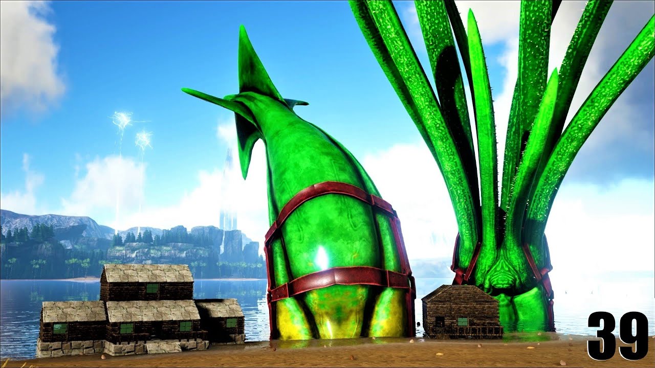 GODZILLA KRAKEN WORLDS LARGEST SQUID COLOSSUS TUSOTEUTHIS! | ARK ...