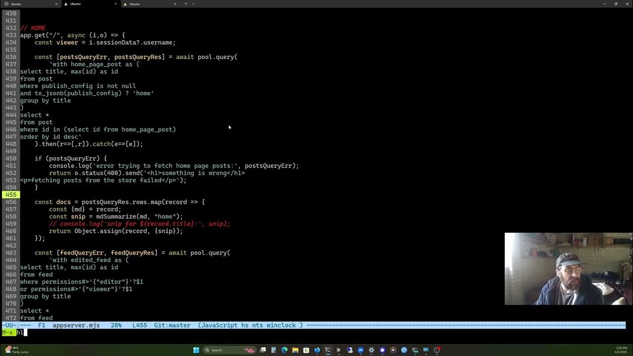 Emacs treesitter lexical analysis of javascript - YouTube