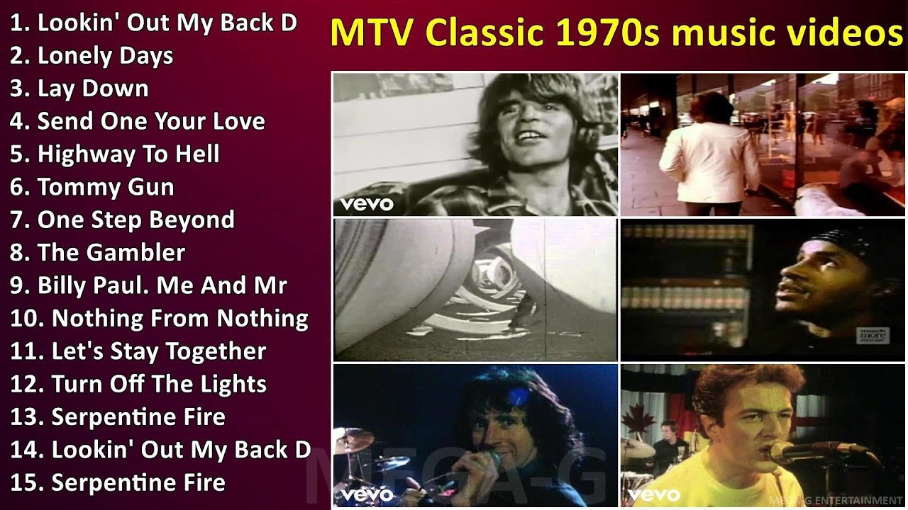MTV Classic 1970s music videos (US Version) ~ Popular Songs - YouTube