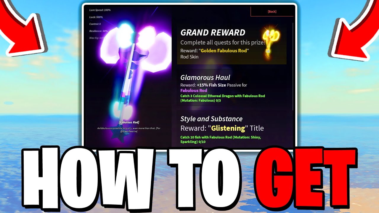 How To COMPLETE FABULOUS ROD MASTERY FAST In Fisch! Roblox - YouTube