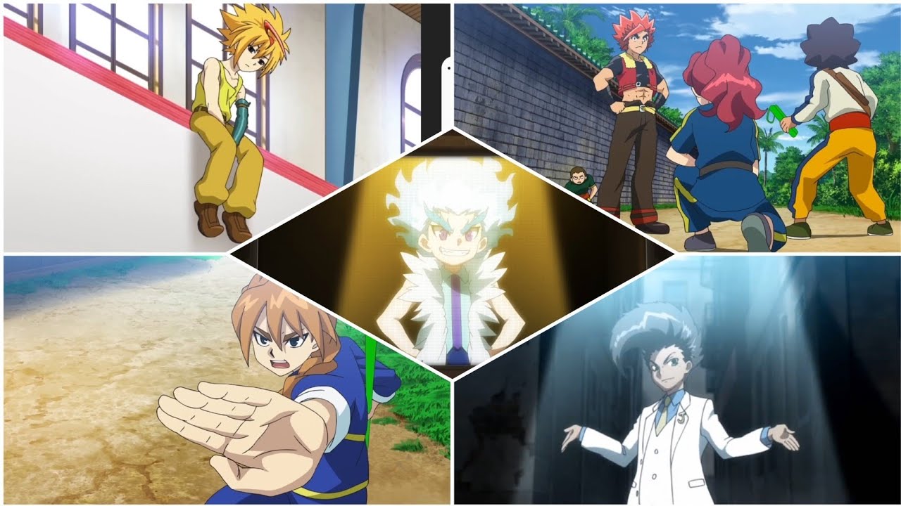 All First Appearances of The Big 5 in Beyblade Burst Evolution - YouTube