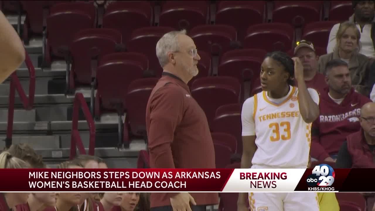Arkansas Women's Basketball Head Coach Mike Neighbors steps down - YouTube
