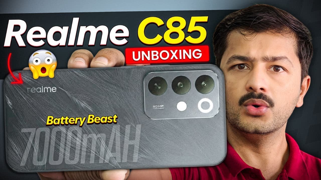 Realme C85 Unboxing & Honest Review | Battery and Camera Beast 😱 - YouTube