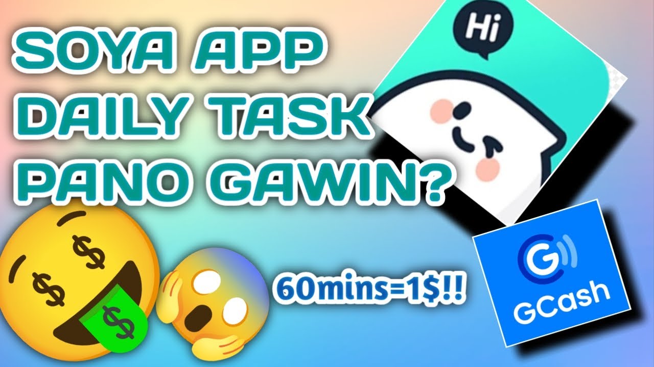 SOYA-Daily Tasks Pano gawin?|SOYA LIVE APP TUTORIALS|Lore Vlogs - YouTube