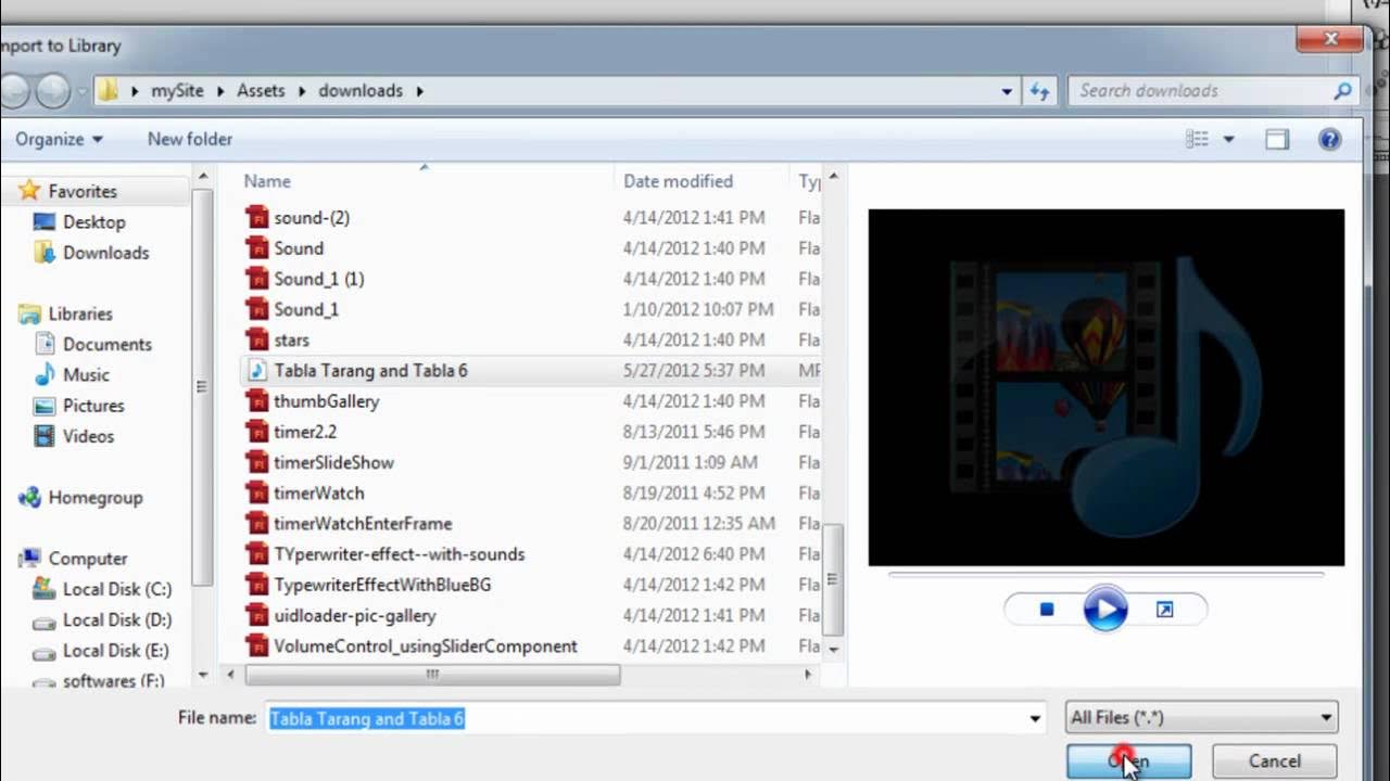 Flash Tutorial: How to make a Play Stop Sound Toggle Button using Actionscript 3 - YouTube