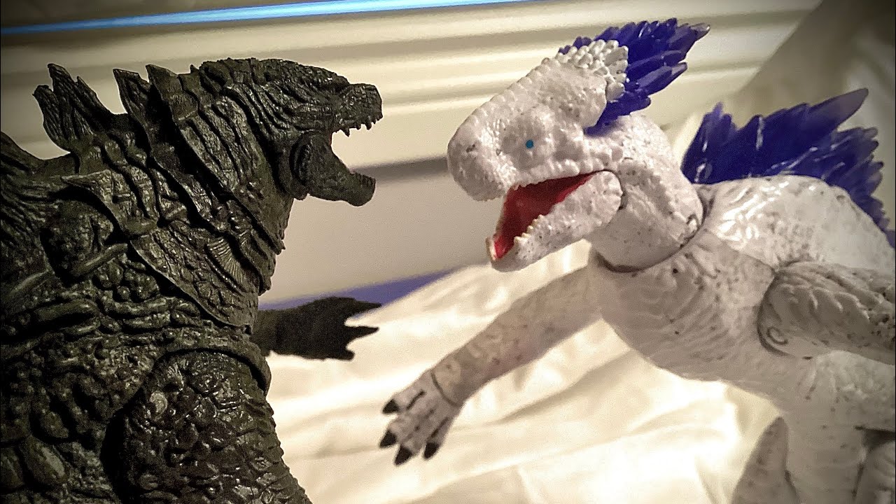 Godzilla Vs Shimo || Godzilla X Kong Stop Motion (Part 1) - YouTube