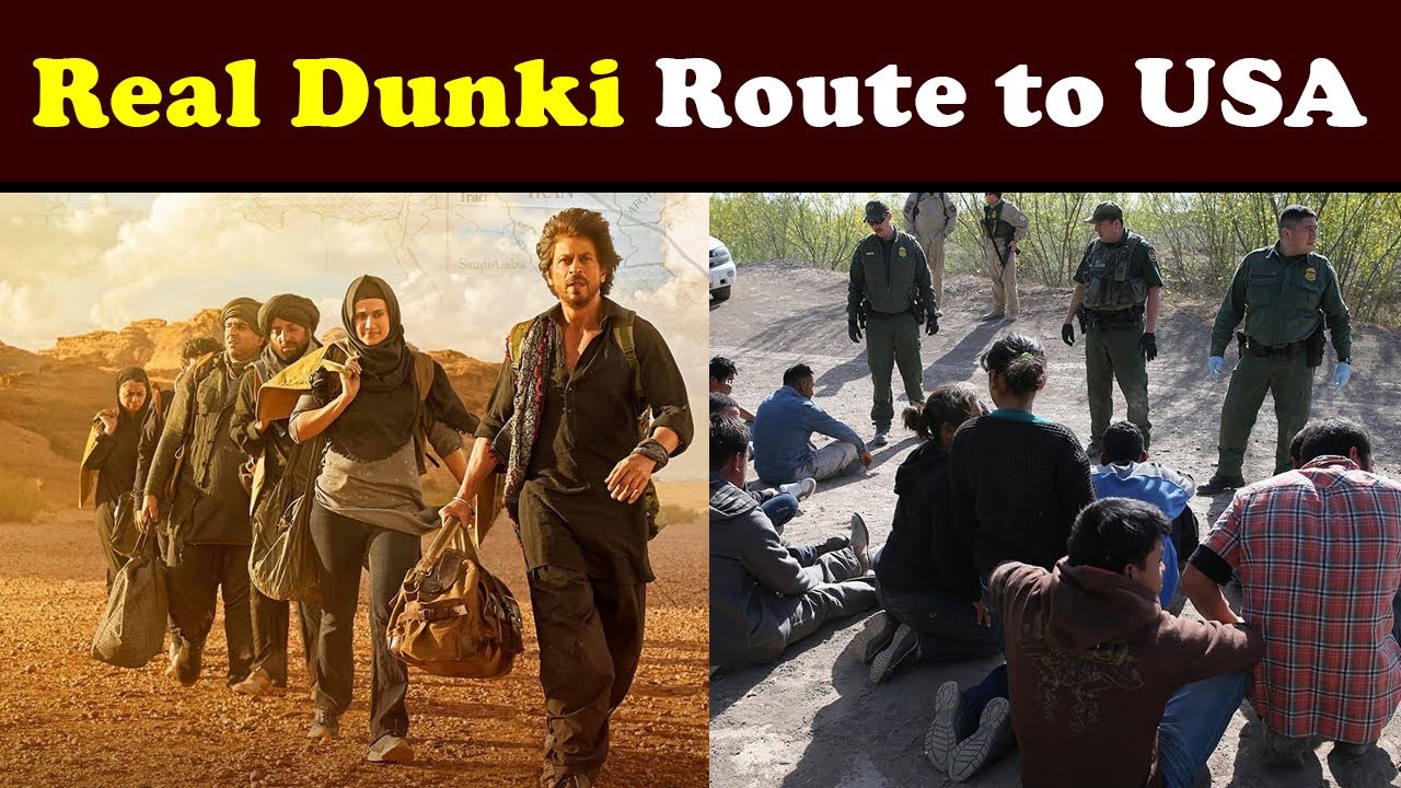 India to USA Dunki Process | How Indians Cross US Mexico Border ...