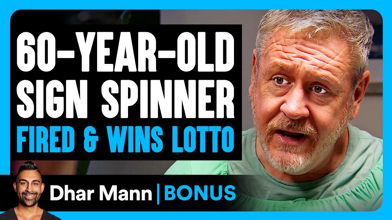 60-Year-Old Sign Spinner FIRED & WINS LOTTO | Dhar Mann Bonus! - YouTube