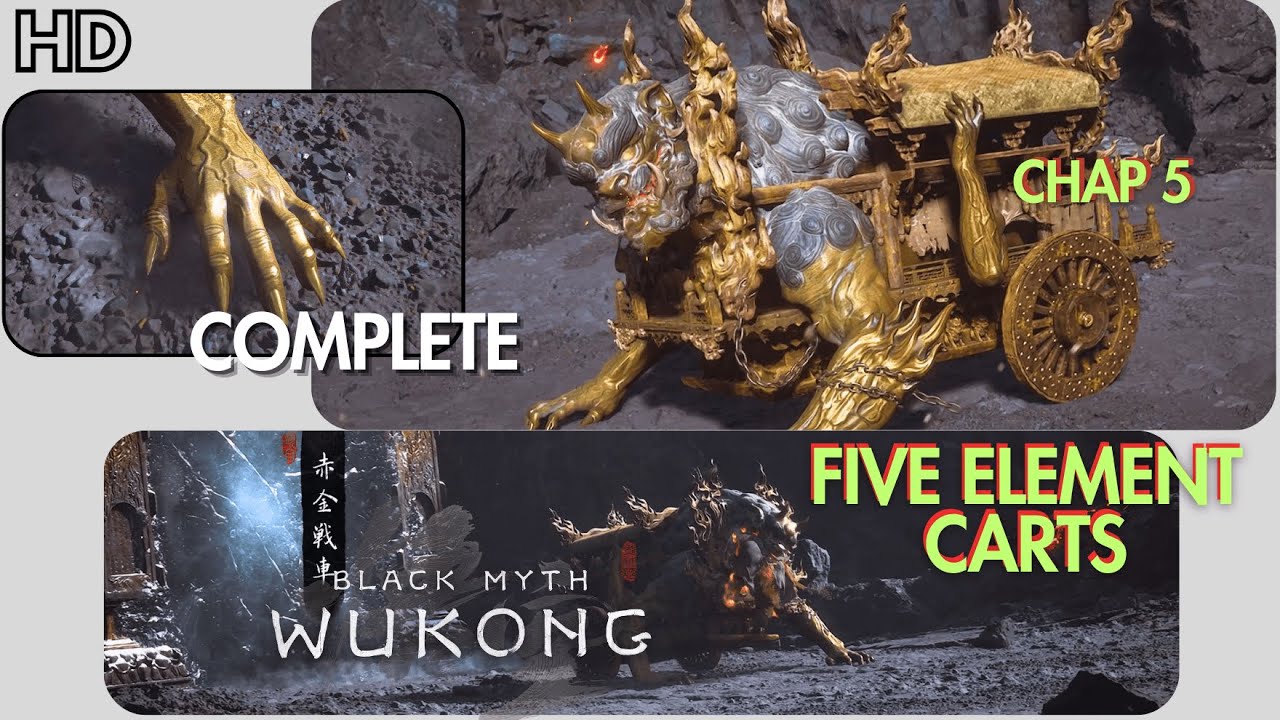 Complete Five Element Carts Quest – Chapter 5 | Black Myth: Wukong ...