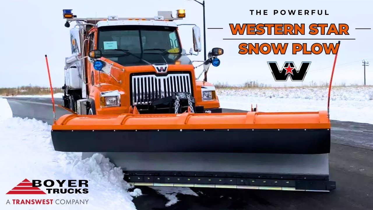 Western Star Snow Plow - Ready to TACKLE Winter! ️🚜 l Boyer Trucks ...