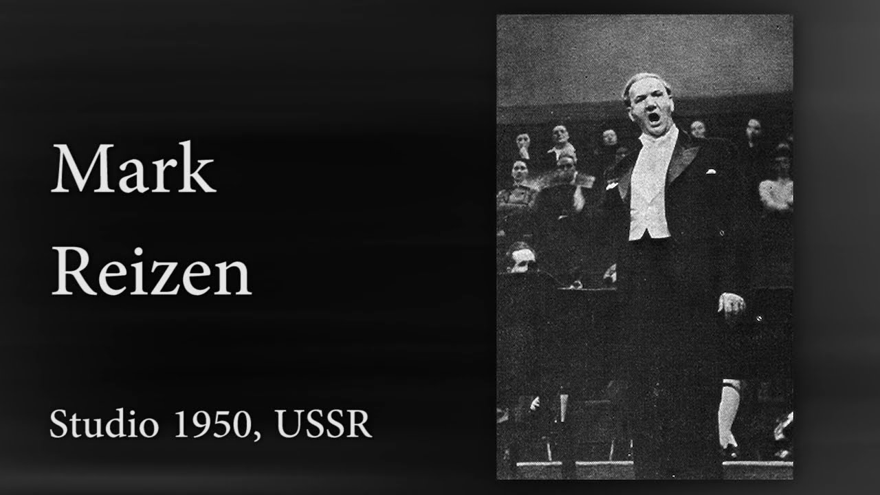 Mark Reizen - "Leb' wohl, du kühnes" in Russian (Die Walkure) studio ...