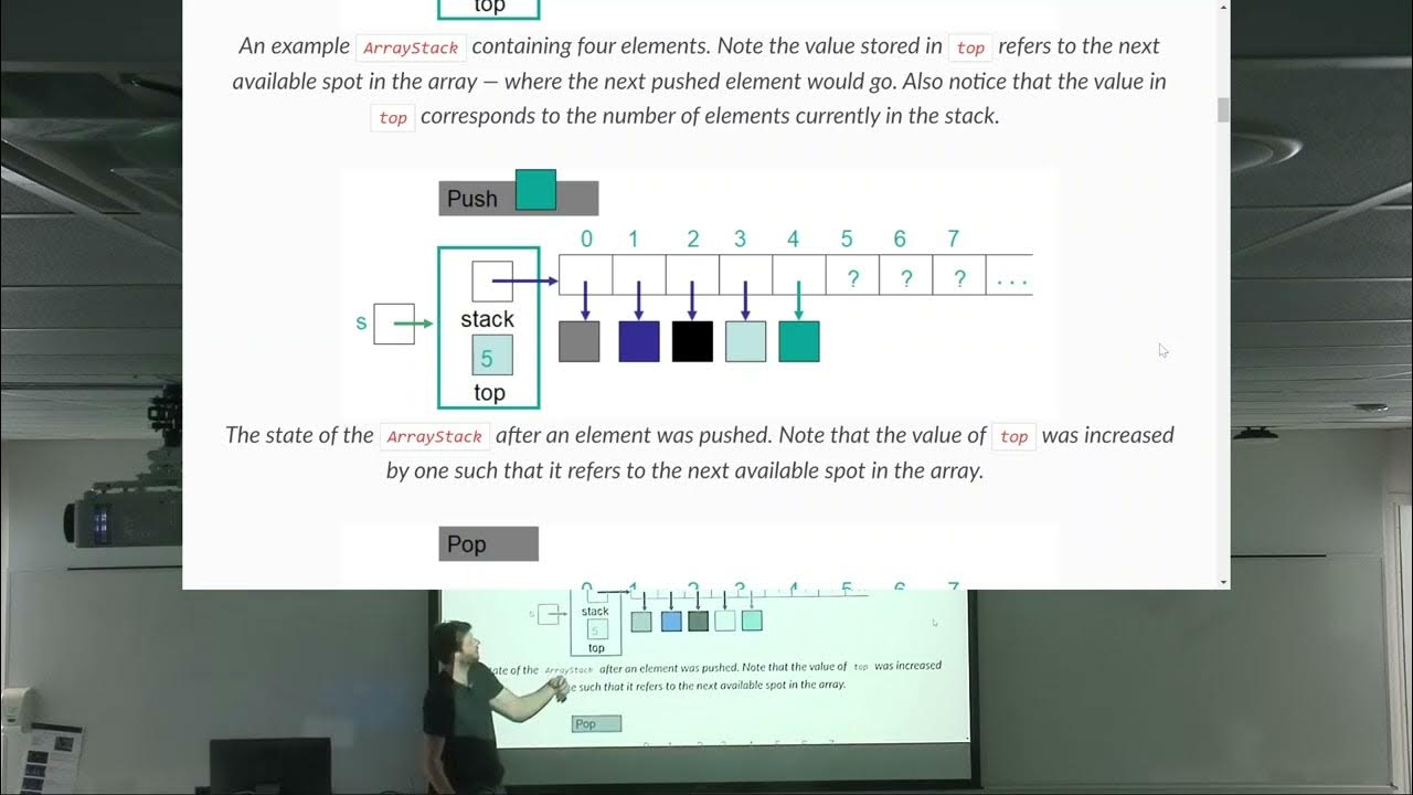 CSCI 162 --- January 31, 2025: ArrayStack - YouTube