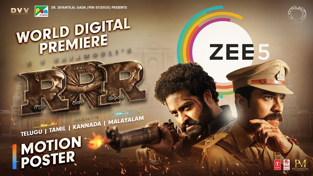 RRR Official announcement | 4K | SS Rajamouli | Ramcharan | NTR | Watch ...