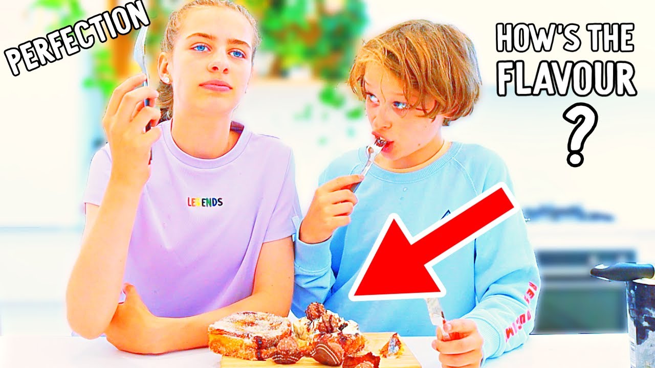 CHURRO STYLE NUTELLA FRENCH TOAST w Biggy & Sockie NORRIS NUTS COOKING ...