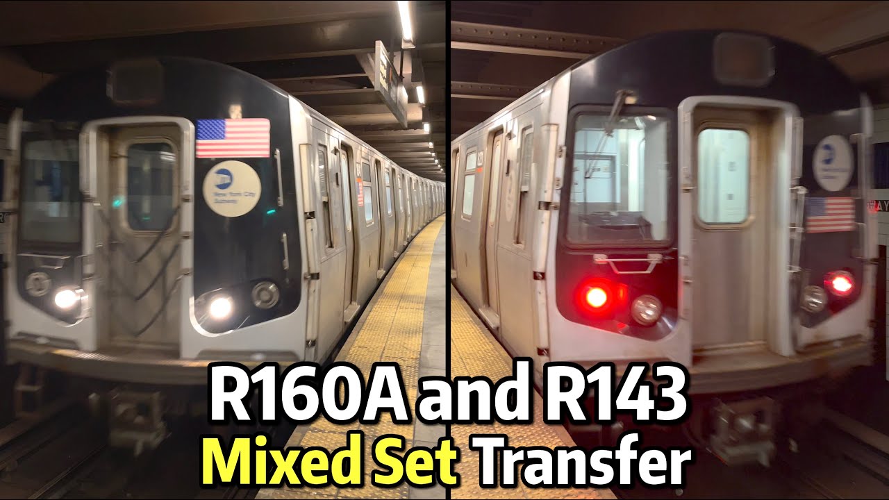 ⁴ᴷ⁶⁰ Unusual: R143 and R160As Operating Together on a Yard Transfer ...
