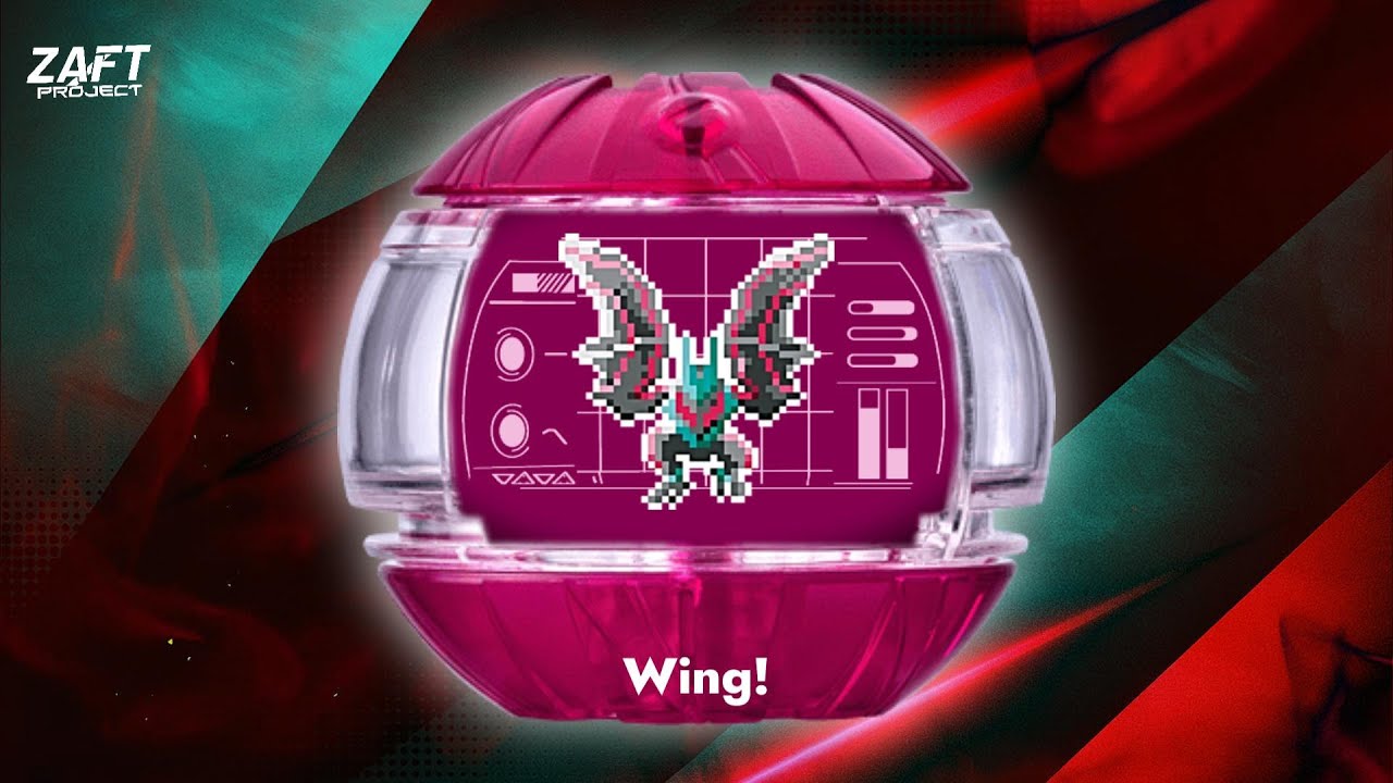 Physicam Wing Capsem Animated Pixel Kamen Rider Zeztz Driver Henshin ...