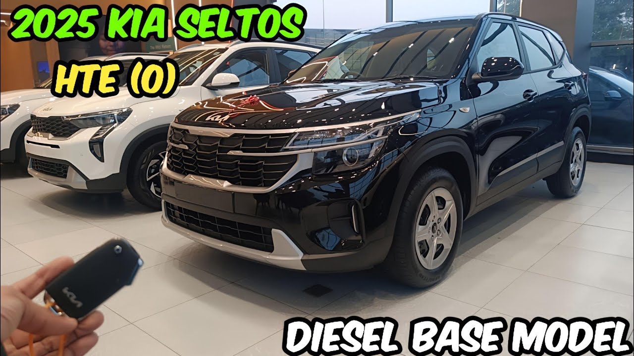 New Kia Seltos HTE (O) Diesel. 2025 kia Seltos HTE optional. Base model kia Seltos 2025. - YouTube