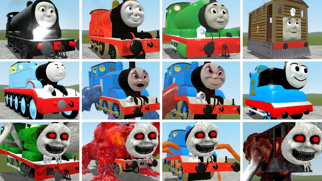 New Cursed Thomas and Friends vs All Cursed Choo Choo Charles in Garry ...