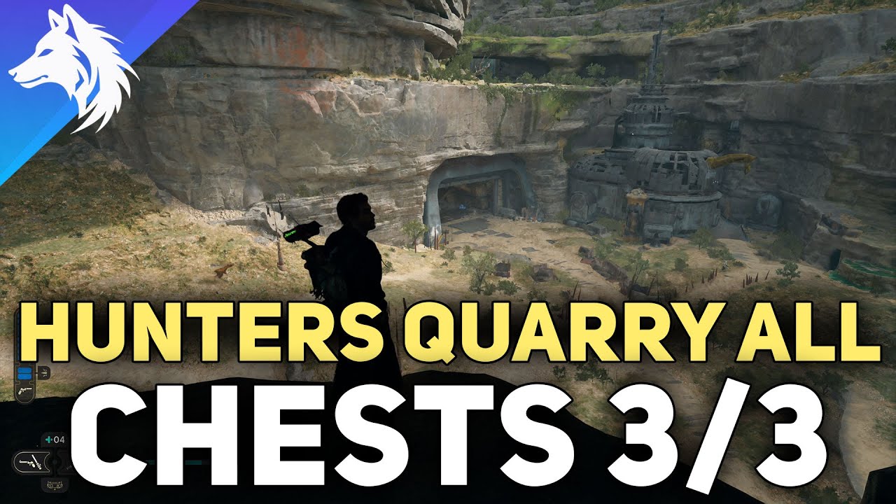 All Chests & Secrets (Hunters Quarry) Star Wars Jedi Survivor - YouTube