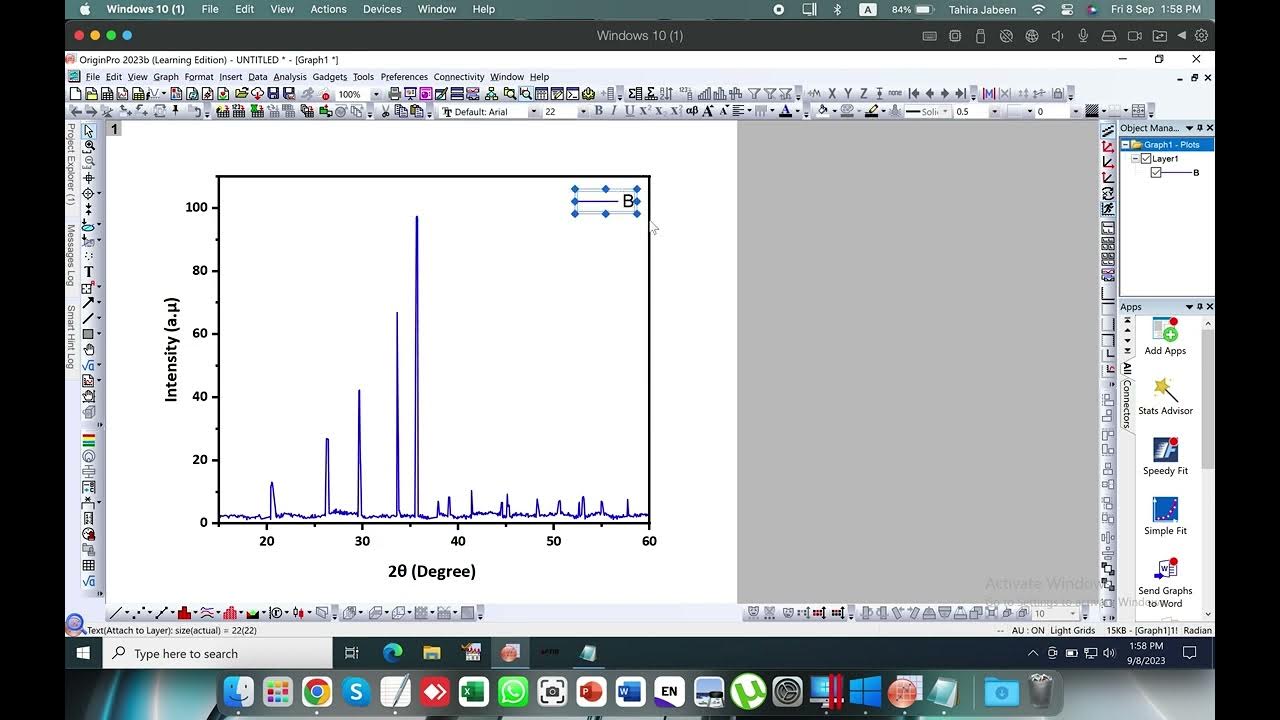 Basics of Origin Software |Save Graph as a Template in Origin - YouTube