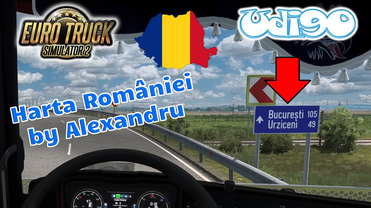 ETS 2 Harta Romaniei by Alexandru - versiune 1.54 - Buzau DN2 E85 ...