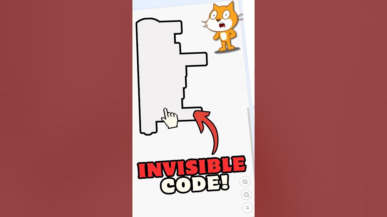 INVISIBLE Scratch Code?! 🔥🔥🔥 HIDDEN Code HACK! #scratch #scratchprogramming #shorts - YouTube