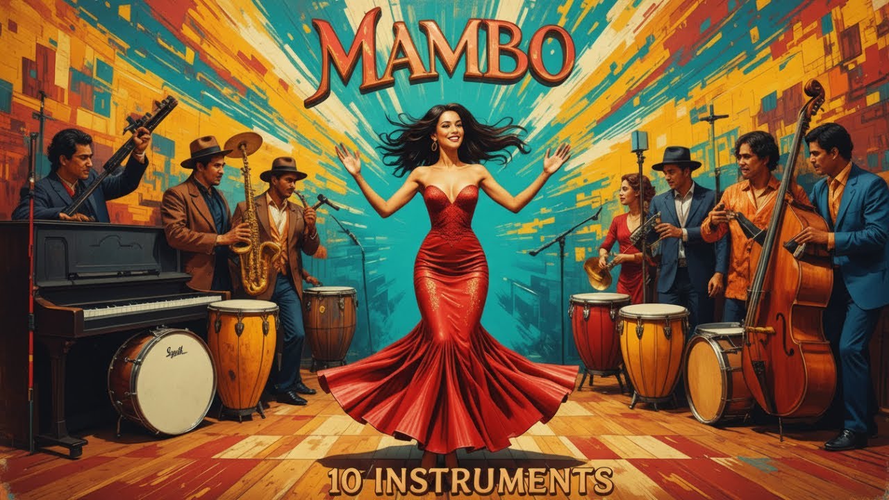 Mambo – 10 Instrumentos 1:45 h RItmo y Pasión Cubana 🎷 🎷🔥 - YouTube