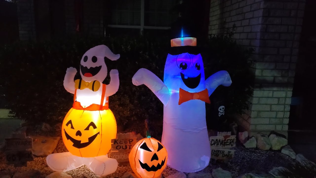 Spooky Ghost Halloween Inflatables from Amazon.com (New 2020) - YouTube