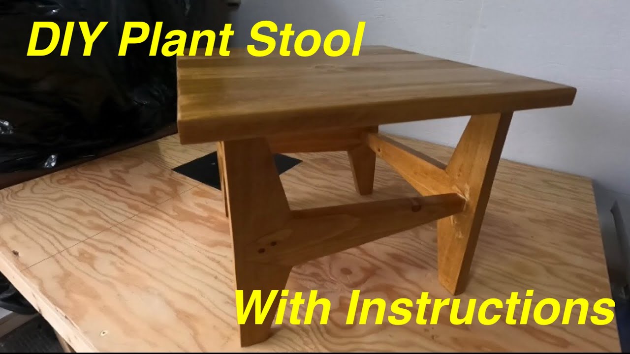 DIY Plant Stool - Woodworking - YouTube