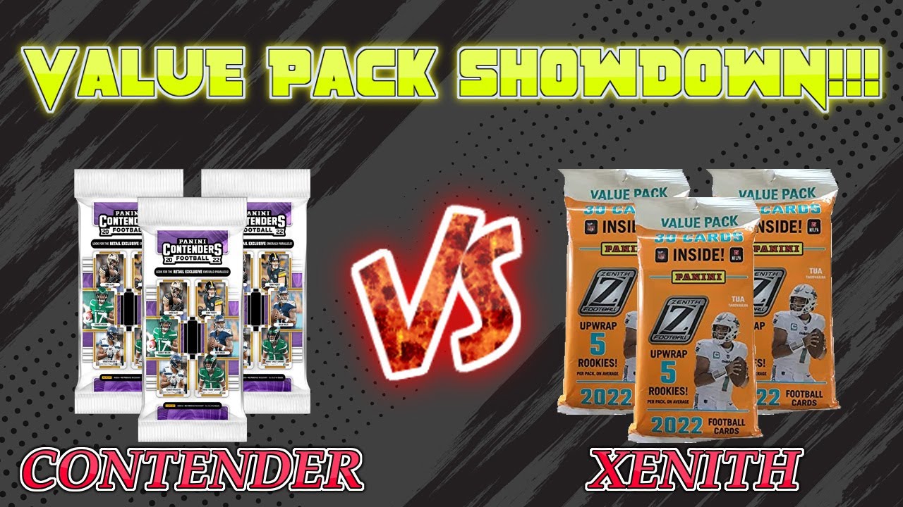 🔥 VALUE PACK BATTLE 🔥 2022 Panini NFL Contender vs Xenith Value Packs ...