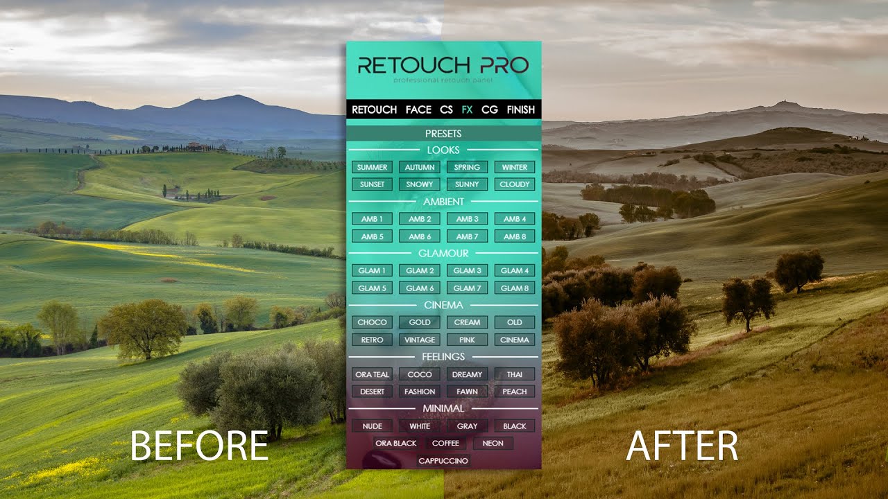Retouch Pro Tutorial | How to Edit Landscape Images - YouTube