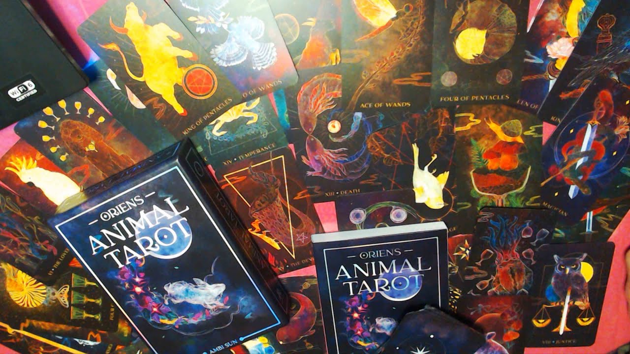 PART 2 OF 4 OF THE REVIEW ON ORIENS ANIMAL TAROT by AMBI SUN!# ...