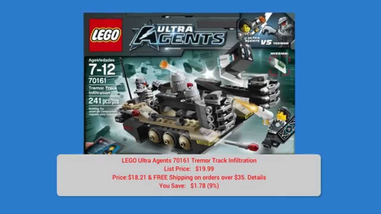 LEGO Ultra Agents 70161 Tremor Track Infiltration - YouTube