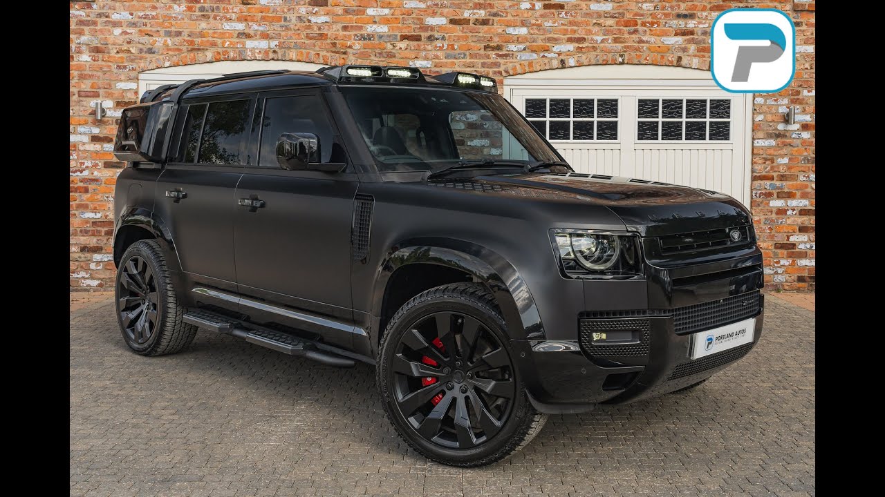 2022 22 LAND ROVER DEFENDER 110 P400E X-DYNAMIC SE IN SATIN BLACK WITH ...