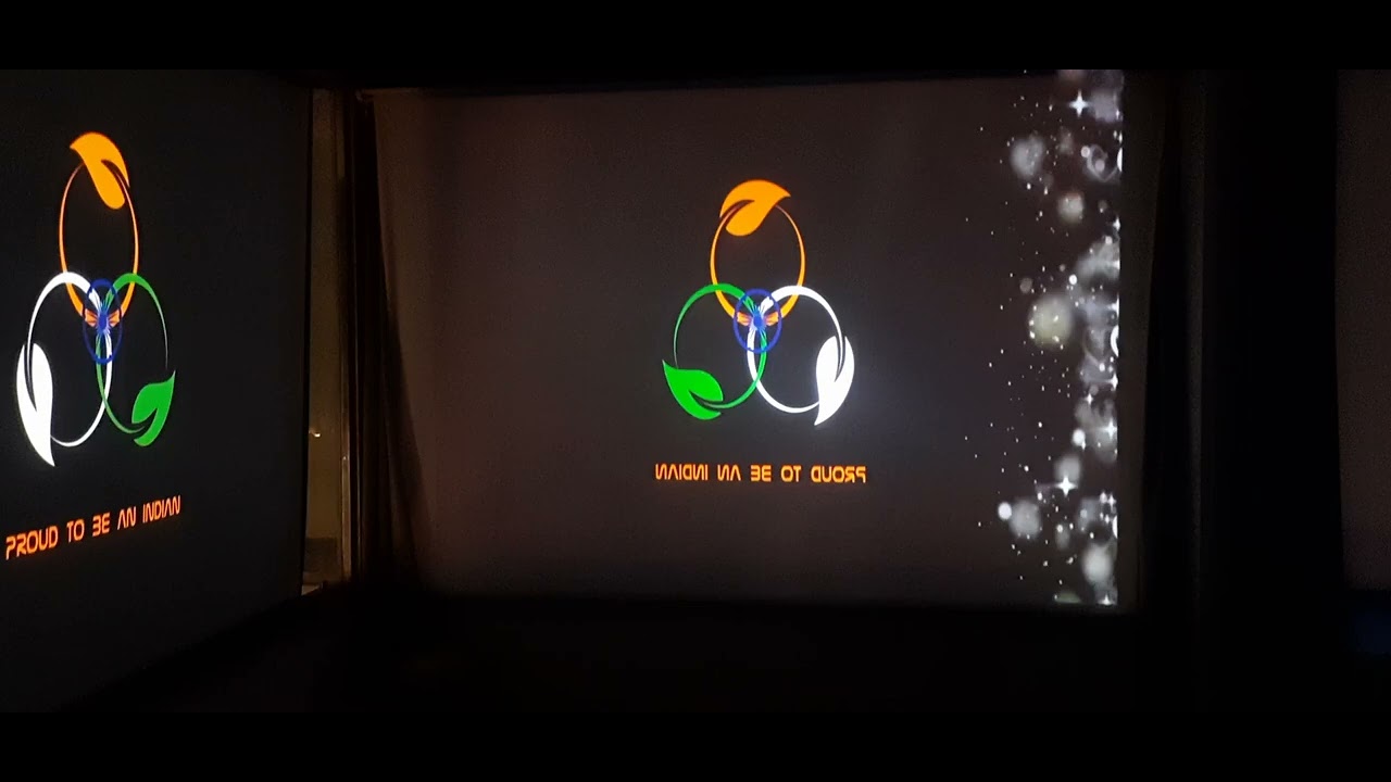 Indian national flag on our multi screen setup @PROJECTORWALA Karol ...