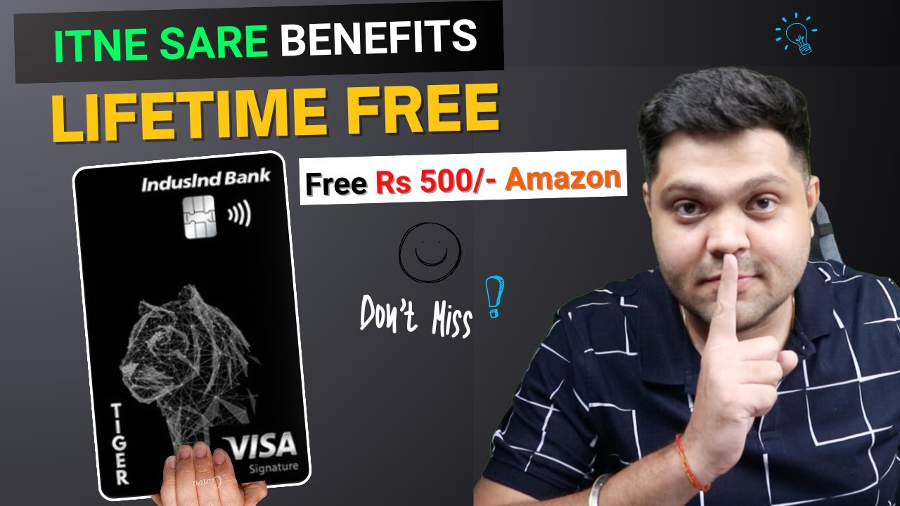 Indusind Tiger Credit Card Full Detail 2025 🔥 | Benefits & Features ...