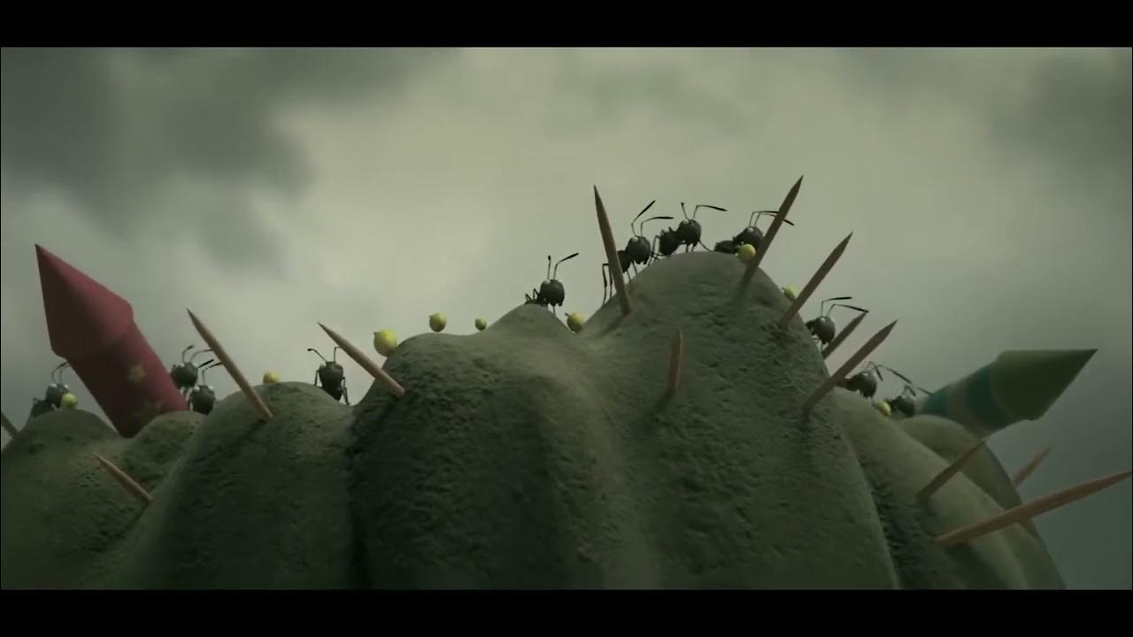 minuscule Red Ant Black Ant_1 The last battle Blue Animation #hunting tricks - YouTube