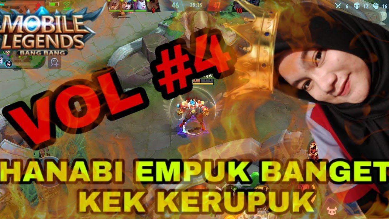 HANABI MOBILE LEGEND LEMBEK BANGET KEK KERUPUK !! - YouTube