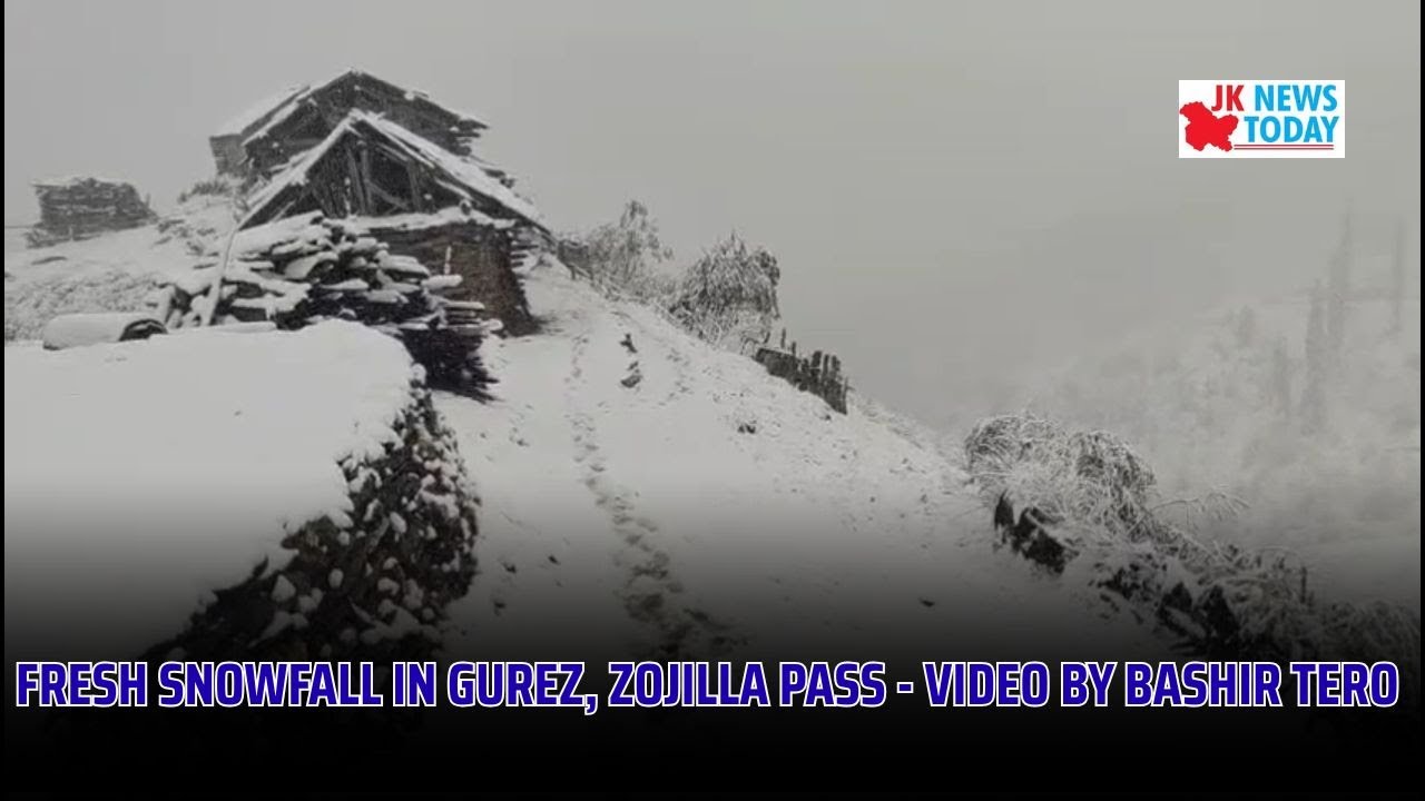 Fresh snowfall in Gurez, Zojilla pass - video by Bashir Tero | JK News ...
