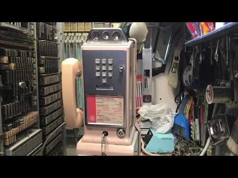 Western Electric 1234 G coin collector. 3 Slot (payphone)