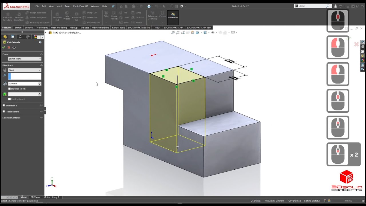 The Beginner’s Guide To SolidWorks - Part 7 More Extrude Bosses and ...
