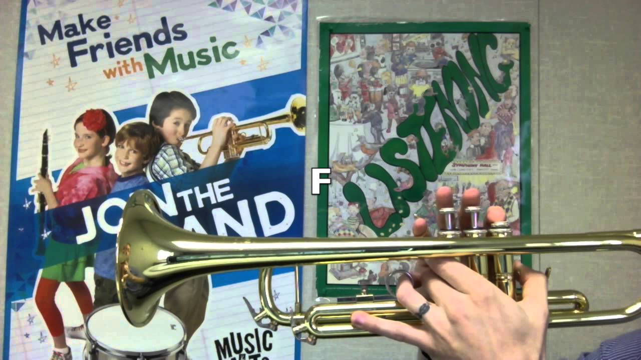 F Major (Concert Eb) Scale - Trumpet - YouTube