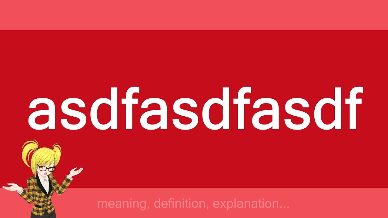 asdfasdfasdf - YouTube