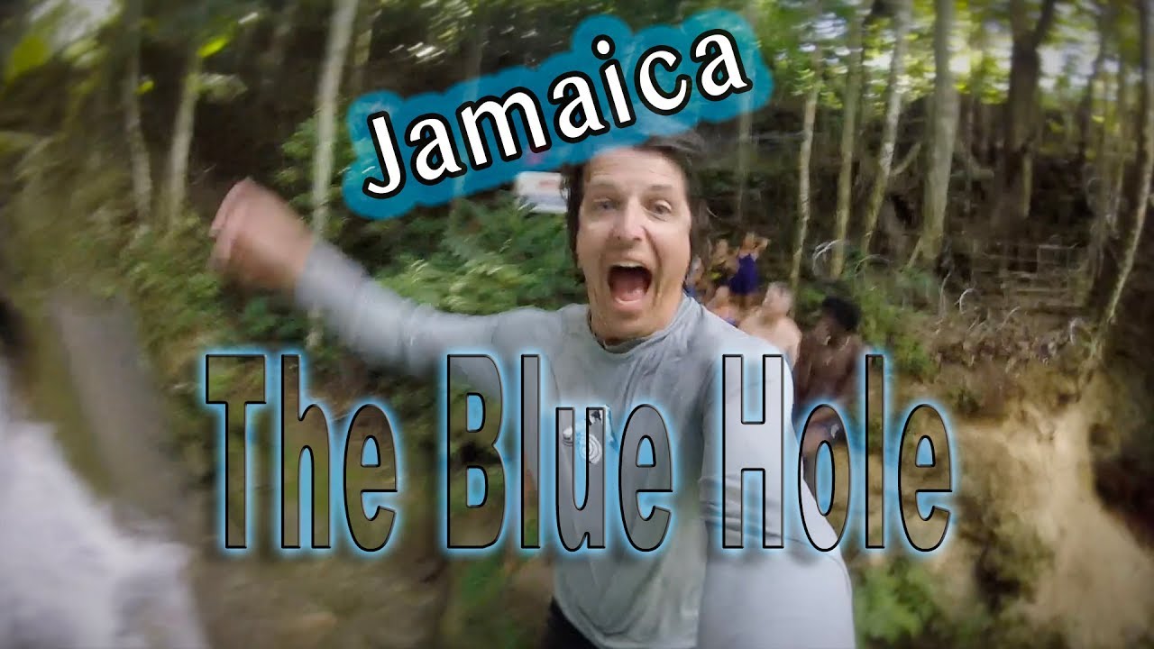 Huge Cliff Jump in Jamaica | The Blue Hole ~ {Ep 53} - YouTube