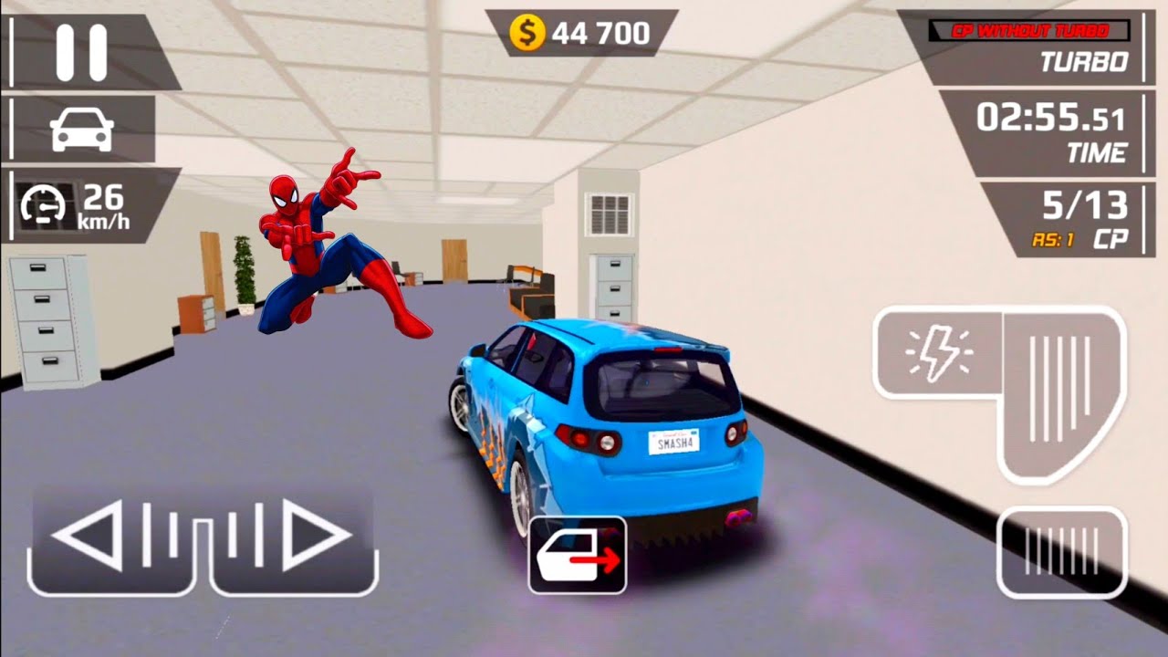 Smash Car Hit Impossible Car Driving Games #28 - Stunt Ramp Car Hit ...