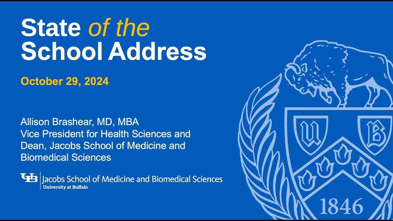 2024: State of the School Address for the Jacobs School at UB - YouTube