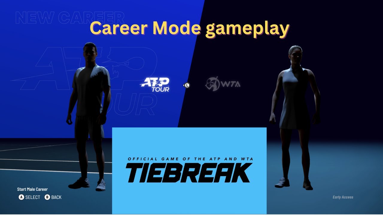 Playing the career mode in Tiebreak - YouTube