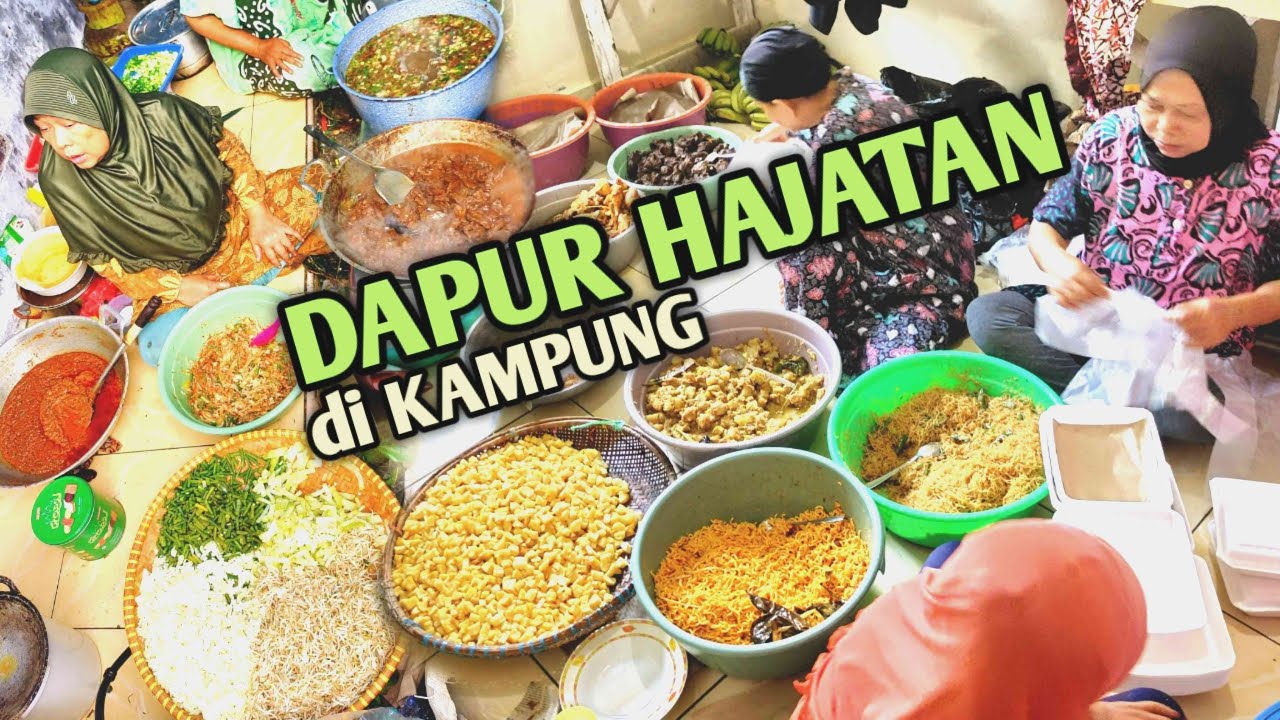 Masakan Hajatan di Kampung di Balik Dapur Acara Nikahan Sunda - YouTube